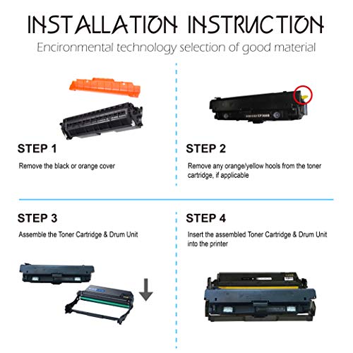 HI-VISION HI-YIELDS ® Compatible Toner Cartridge Replacement for Samsung MLT-D116L (2 Black,2-Pack) Works with M2825DW, M2875FD, M2875FW, M2835DW, M2885FW