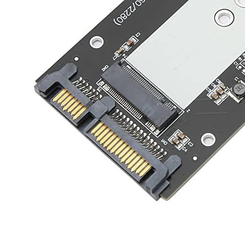Gaeirt SSD Converter Adapter, Mass Storage Interface SSD Converter Card Easy to Use PCB Material for B Key M.2 NGFF SSD