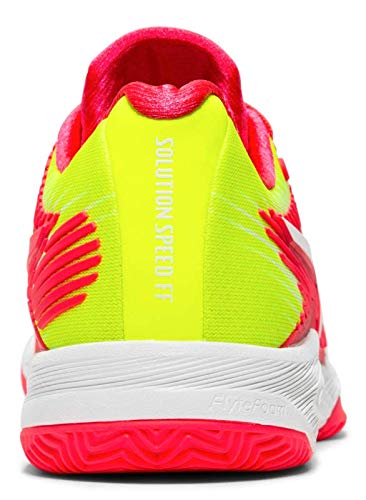 ASICS Women's Solution Speed FF Clay Tennis Shoes, Laser Pink/White, 10 M US