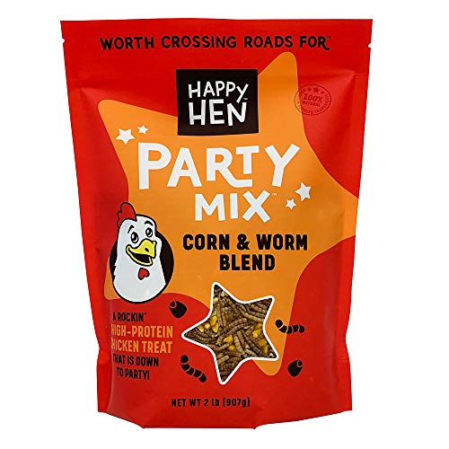 Happy Hen Treats Mealworm & Corn Party Mix, 2 lb