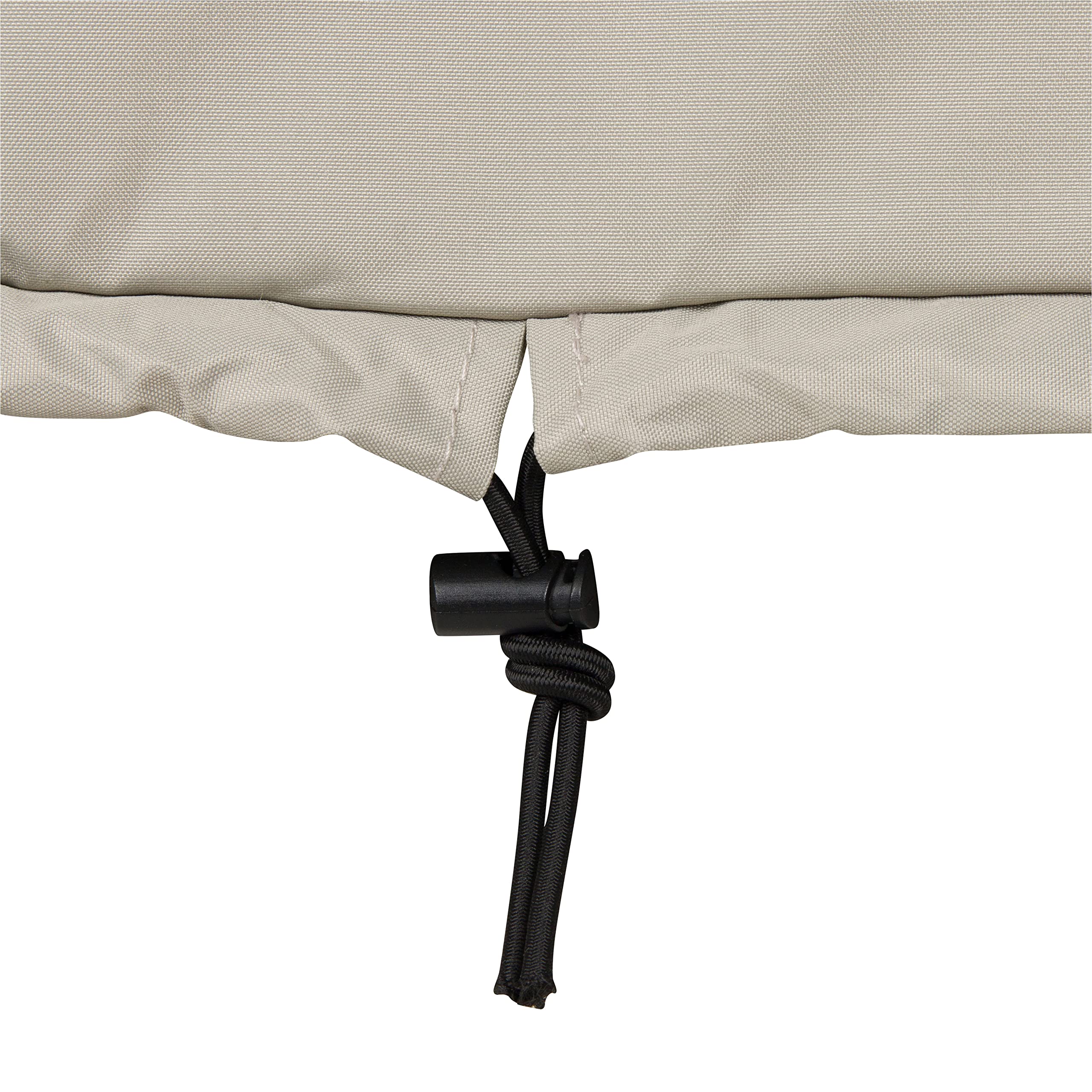 Shine Company Weatherproof Outdoor Rocking Chair Cover Set of 2, 100% Woven Polyester, Elastic Cord with Toggle, Gray, 2-Pack