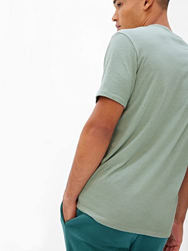 GAP Mens Vintage Logo Short Sleeve T-Shirt T Shirt, Gasoline Green, Large US