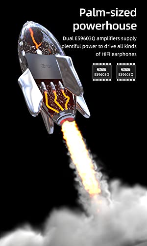 HiBy FD3 High Resolution Headphone Amp USB DAC Type-C Nearly Zero Noise Floor 3.5mm SE+2.5mm+4.4mm Balanced Headphone outputs