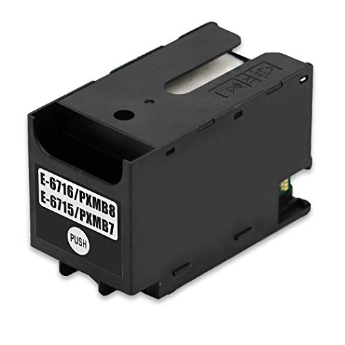 F-ink Remanufactured T6716 Ink Maintenance Box Compatible with Workforce Pro EC-4040 EC-4020 EC-4030 WF-4734 WF-4740 WF-4720 WF-4730 WF-C5210 WF-C5290 WF-C5710 WF-C5790 WF-M5299 WF-M5799 Printer