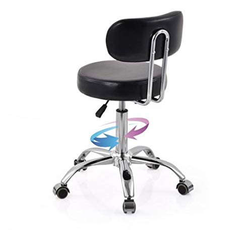 ZLBYB Office PC Desk Chairs, Faux Leather Executive Computer Chair Home Office 360°Swivel Chairs with Armrests and Backrest (Color : D)