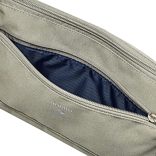 Anero Grande CABIN GTM0173Z Mini Shoulder Bag, Lightweight, Water Repellent, Multiple Storage, Gray Beige