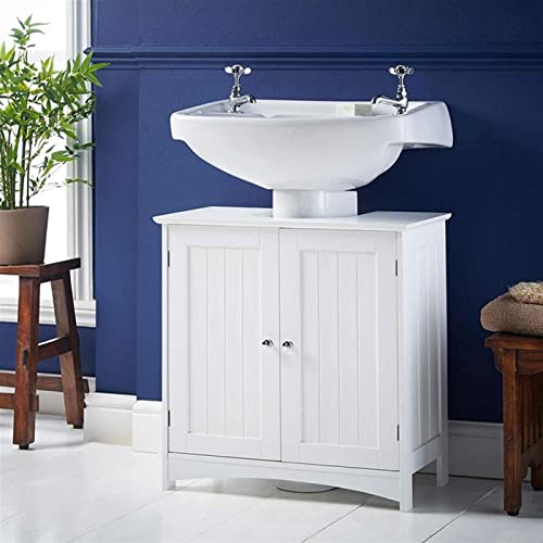 CZDYUF Two-Door Bathroom Vanity Cabinet Wash Basin Cabinet Multifunctional Storage Shelf Basket Kitchen Bathroom Accessories