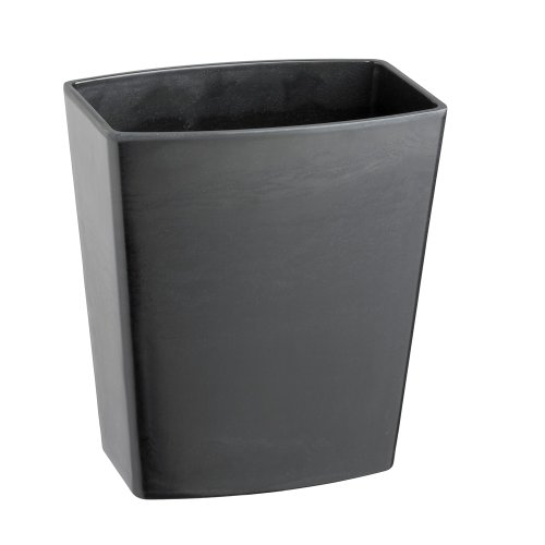Kraftware My Earth Waste Basket, Black