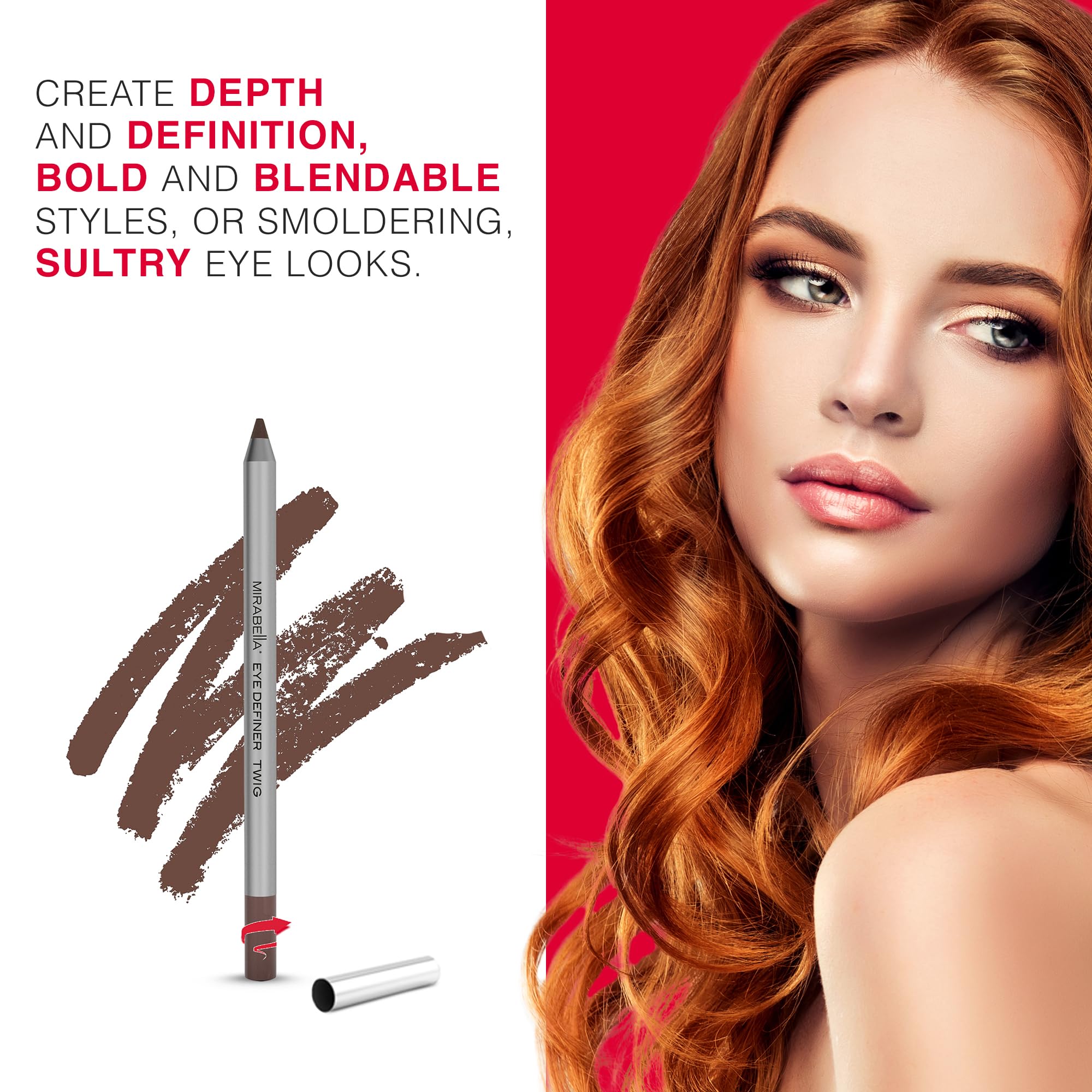 Mirabella Eye Definer Pencil - Twig, 2.08g/0.073oz