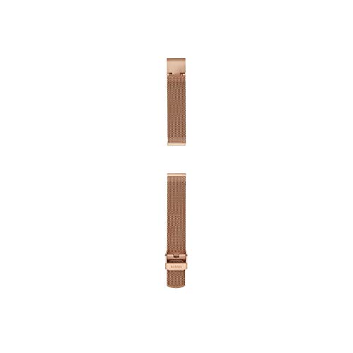 Fossil Women's 18mm Mesh Interchangeable Watch Band Strap, Color: Rose Gold (Model: S181375)