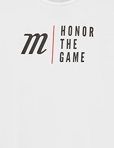 MARUCCI YOUTH HONOR THE GAME PERFORMANCE TEE WHITE Large