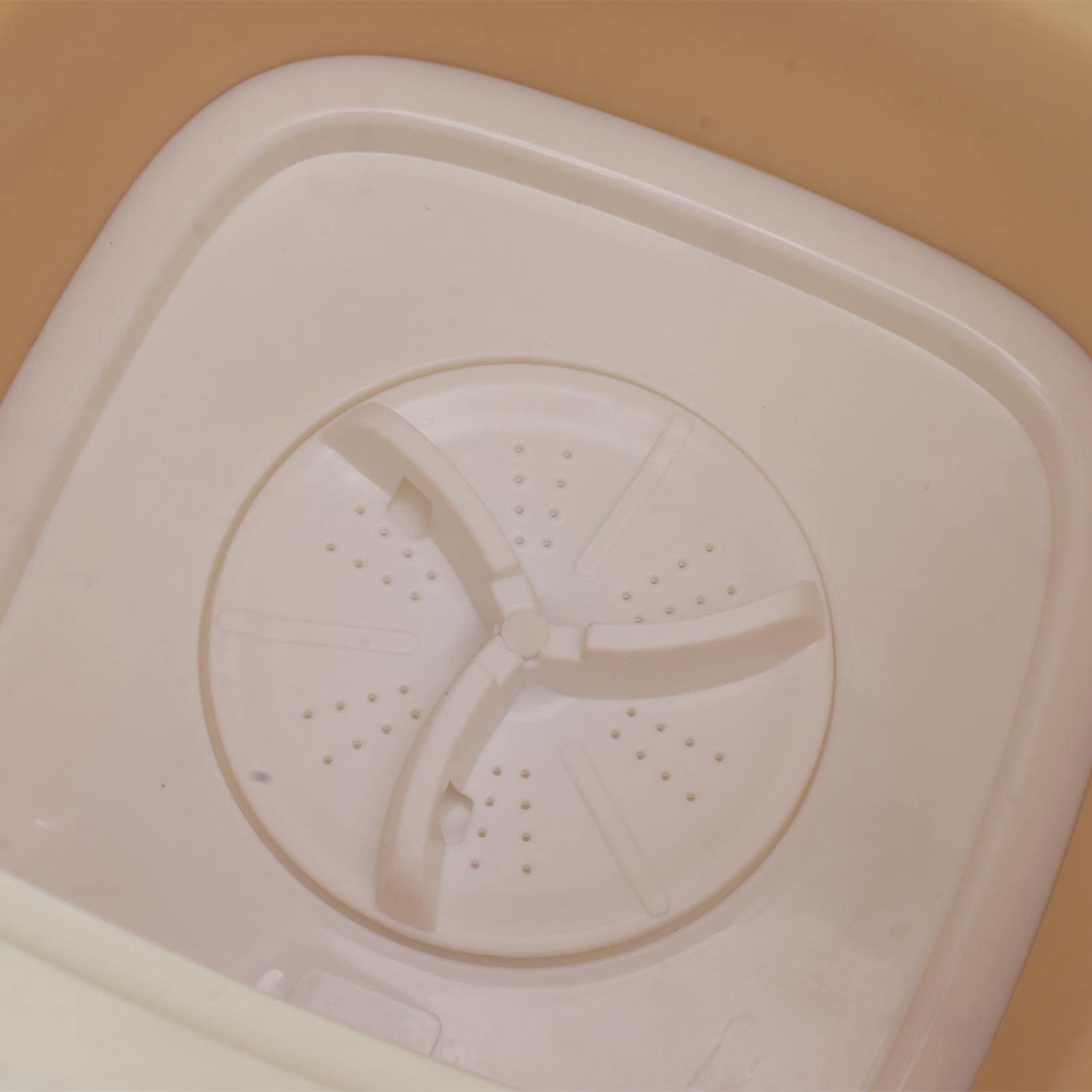 Asixxsix Foldable Washing Machine, Portable Mini Washer, High Capacity Mini Washer with Deep, Suitable for Apartments, Dormitories, Camping, Travel (US Plug 100β240V)