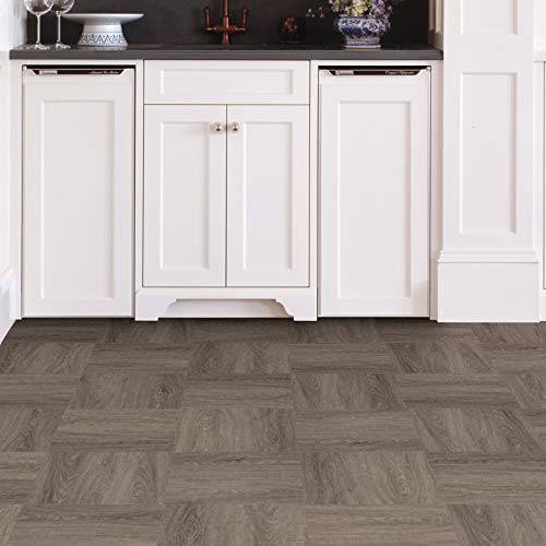 FloorPops FP3321 Bungalow Peel & Stick Floor Tiles, Neutral