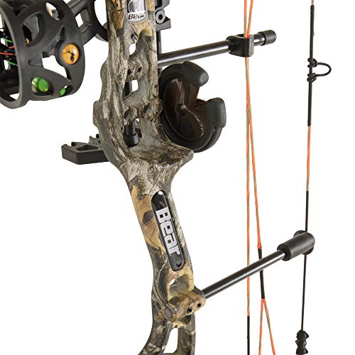 Bear Archery Royale Ready to Hunt Compound Bow Package for Adults and Youth, Right Hand, Realtree Edge
