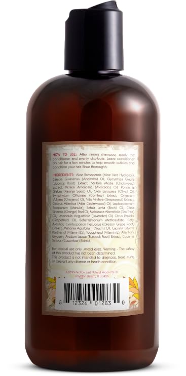Just Nutritive Psoriasis Soften Hair Conditioner | Conditioner for Psoriasis, Eczema and Scalp Issues | Treatment for Men and Woman | Natural Conditioner for Scalp Psoriasis 16 Fl Oz