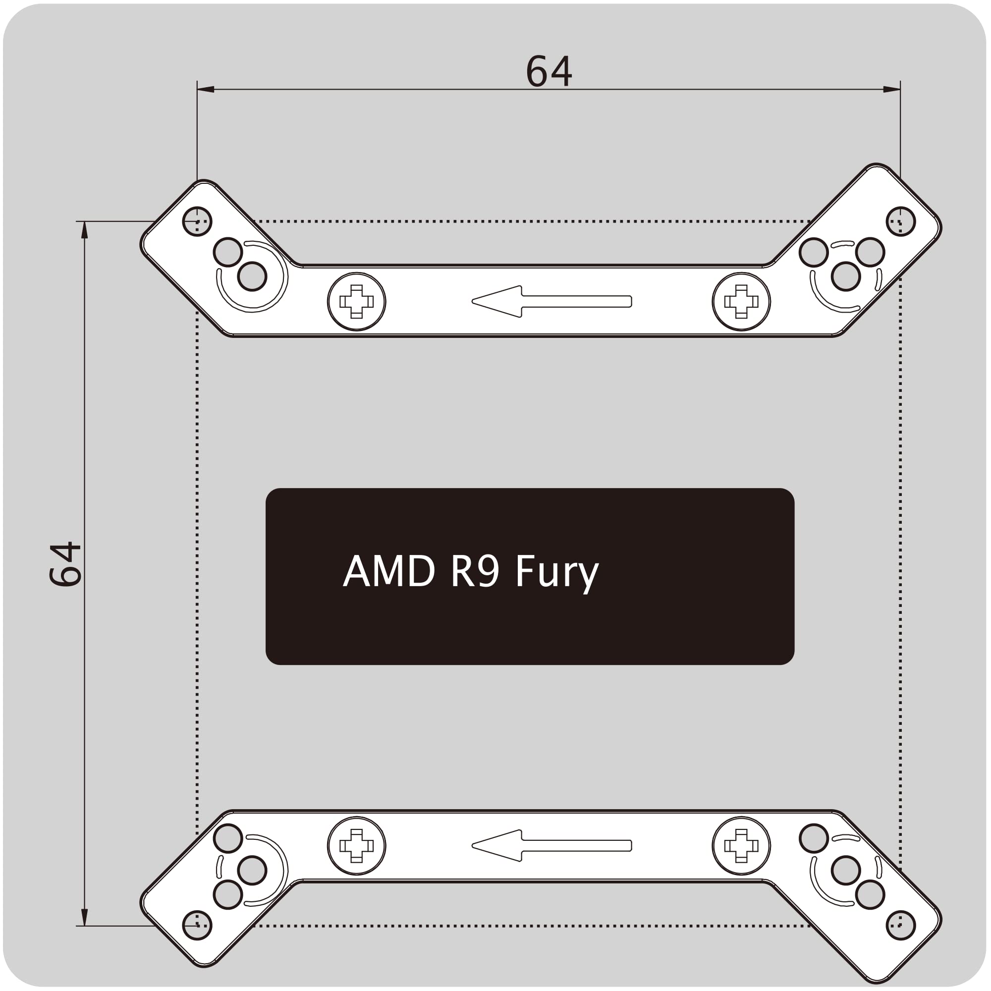 Raijintek Compatible Morpheus II Core Black Heatpipe VGA Kühler