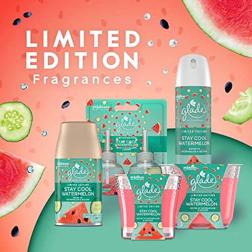 Glade Air Freshener, Room Spray, Stay Cool Watermelon, 8.3 Oz, 2 Count