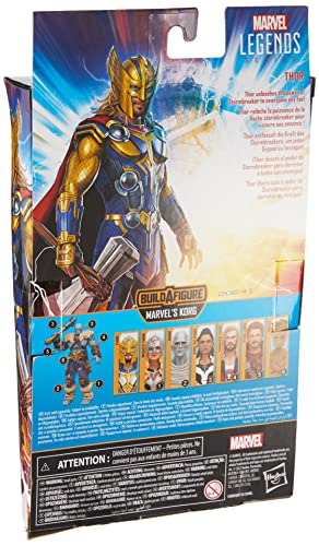 Marvel Legends Series Thor: Love and Thunder Thor Action Figure 6-inch Collectible Toy, 3 Accessories