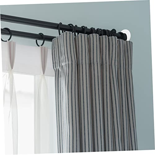 DOITOOL 6 Pcs Pole Hanger Adjustable Curtain Rod Window Hooks Shower Bar for Curtain Shower Rod Tension Shower Curtain Rod Tension Rod Shower Curtain Rod Brackets Curtain Support Racks Rod