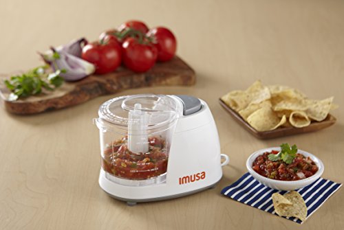 IMUSA USA White GAU-80319W Mini Chopper 1.5-Cup