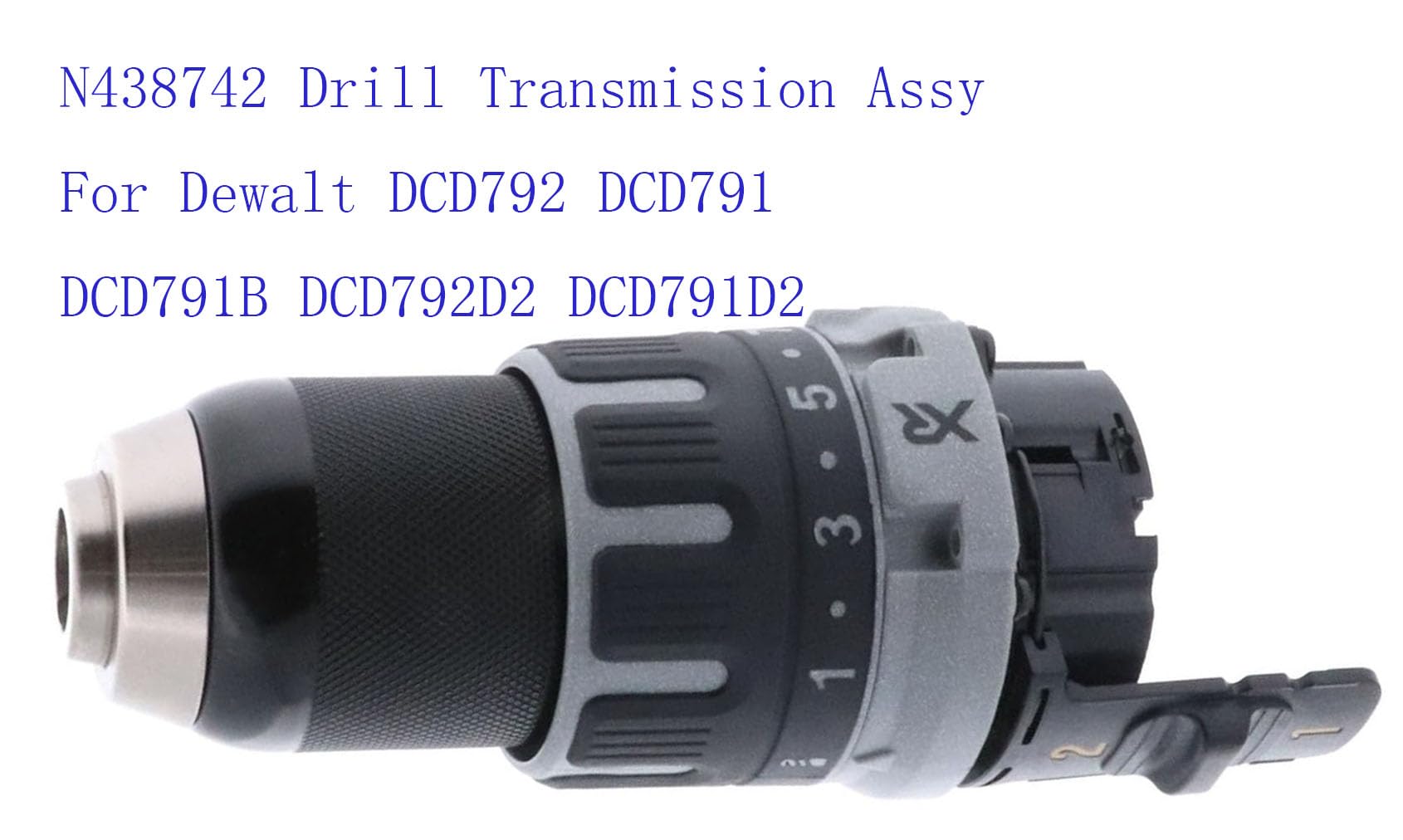 N438742 Drill Transmission Assy For Dewalt DCD792 DCD791 DCD791B DCD792D2 DCD791D2