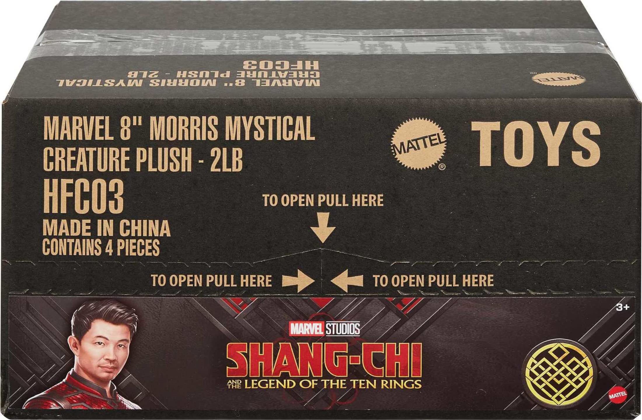 Marvel Studios’ Shang-Chi Morris Plush Character, 8-inch Soft Doll Inspired by Marvel Studios’ Shang-Chi and The Legend of The Ten Rings, Collectible Gift for Kids & Fans Ages 3 Years Old & Up