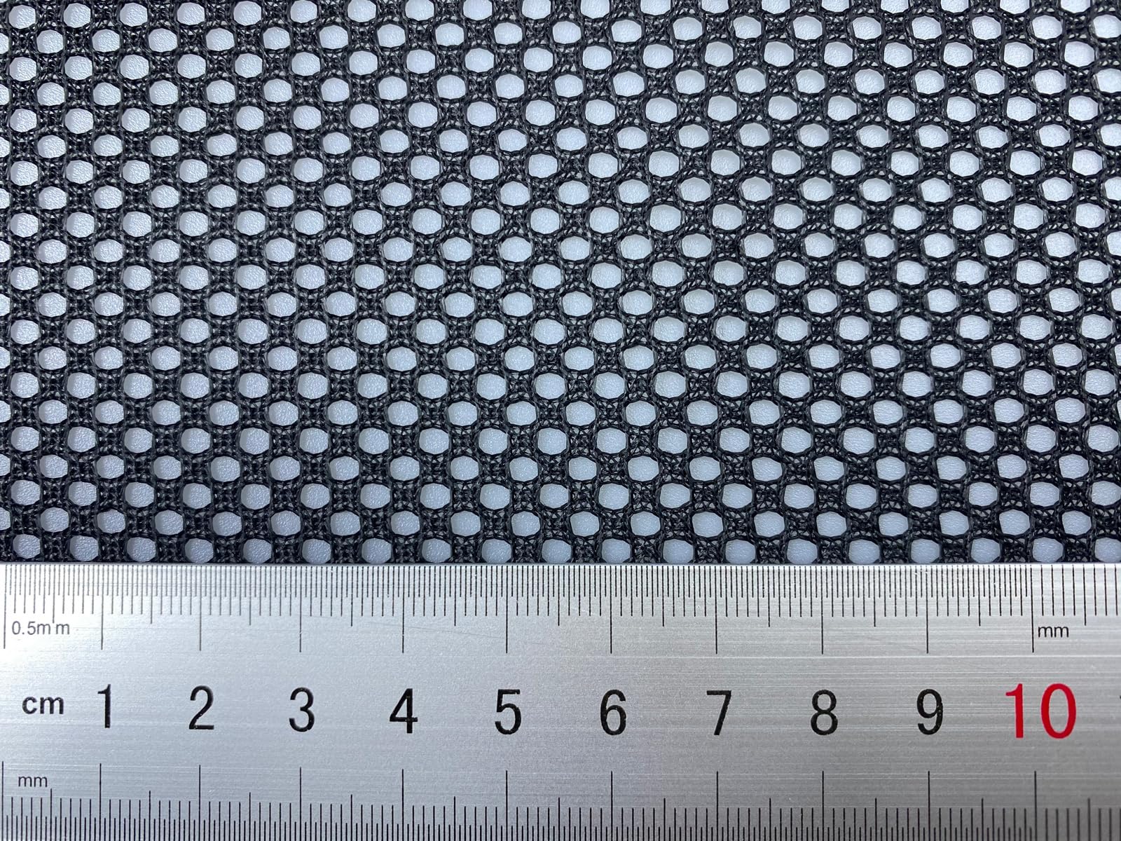 Mesh Fabric Netting Black Fabric Netting Soft Mesh Fabric for Sewing, Crafts,Shopping Bag, Backpack Pocket and Straps and Netting Clothes (Black(19×61INCH))