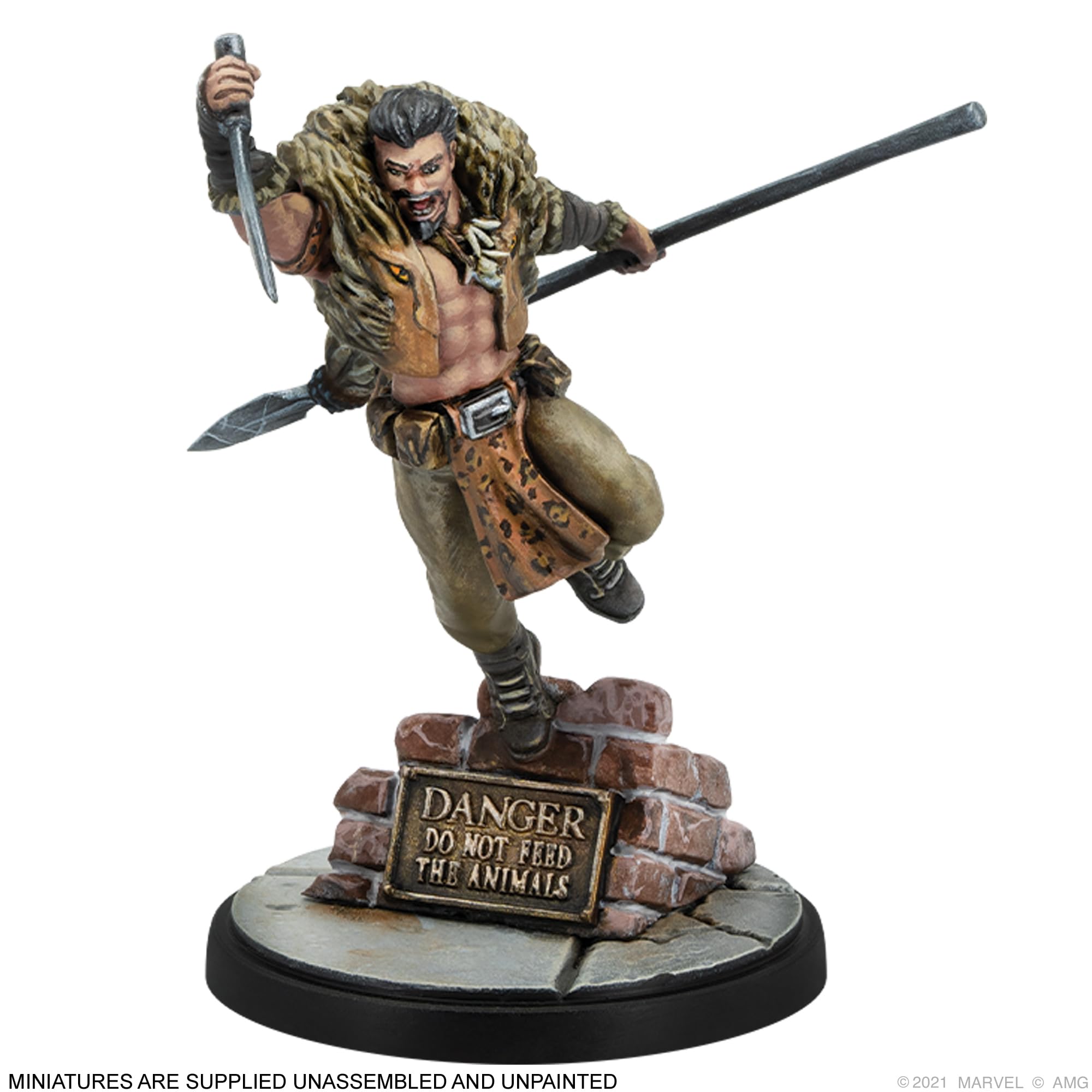 Marvel: Crisis Protocol Lizard and Kraven Character Pack - Unleash The Fearsome Spider-Foes! Tabletop Superhero Game, Ages 14+, 2 Players, 90 Minute Playtime, Made by Atomic Mass Games