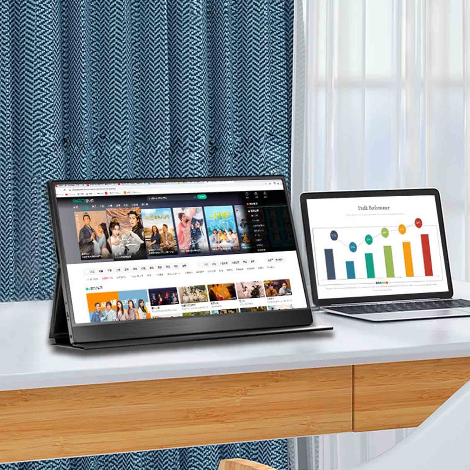 BDT Portable Monitor 12.5 Inches 4K Mini Display Mobile Outdoor Notebook Computer Expands Ultra-Wide Field of View with The Same Screen