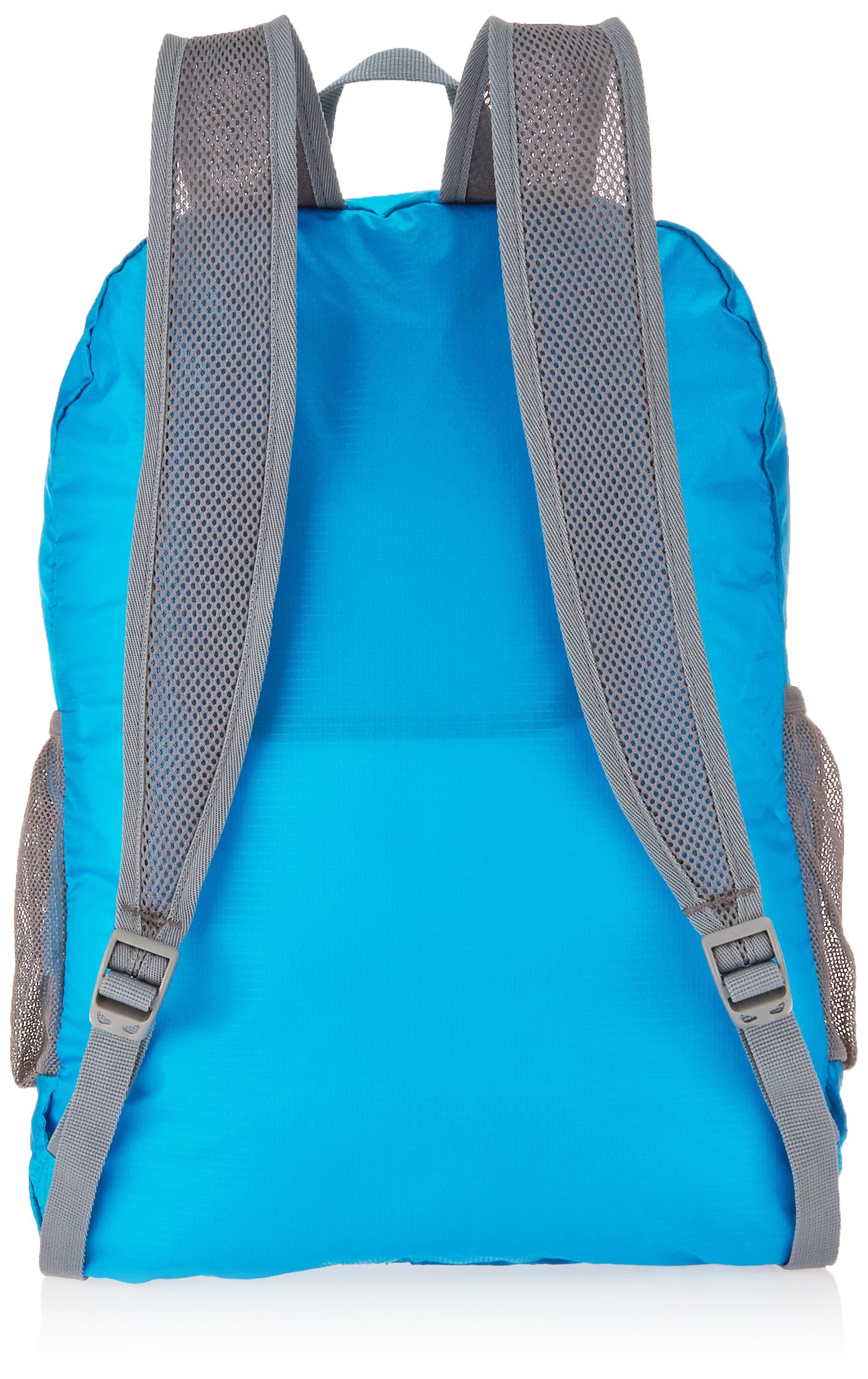 Amazon Basics Lightweight Packable Hiking Travel Day Pack Backpack - 17.5 x 17.5 x 11.5 Inches, 25 Liter, Light Blue