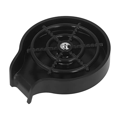 High Pressure Glass Rinser Washer Glasswasher Cleaner Glass Washer Bar Sink for Pub Automatic Washing Equipment Wash Machine Glass Washers (Black)