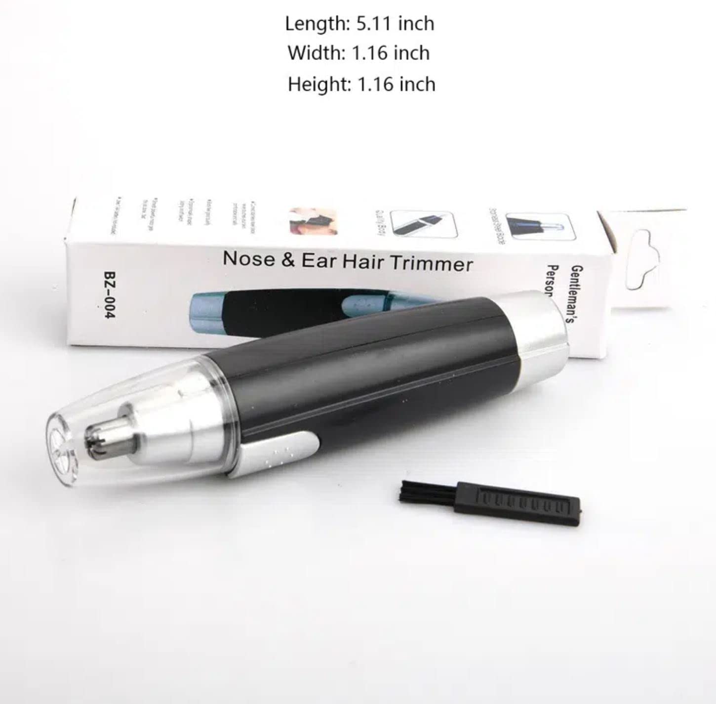 BJI Professional Waterproof Nose Ear Hair Trimmer for Men and Women - Cordless, Powerful, Portable, Easy to Use