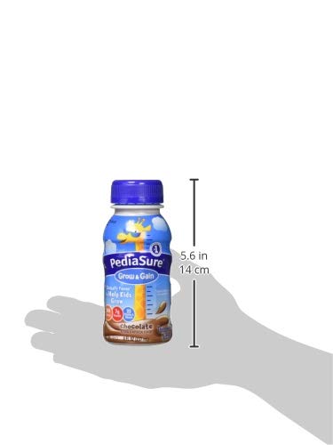 PediaSure Complete Balanced Nutrition Liquid, Chocolate Flavor, Model: 53587-8 Oz/Bottle, 24 Ea