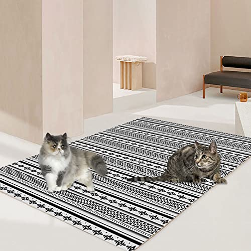 kathson Washable Pee Pads 79"x47" Non-Slip Rabbit Reusable Mat for Floor Pets Playpen Heavy Absorbency Potty Training Pads for Dogs Cats Rabbits Guinea Pigs Ferrets Small Animals