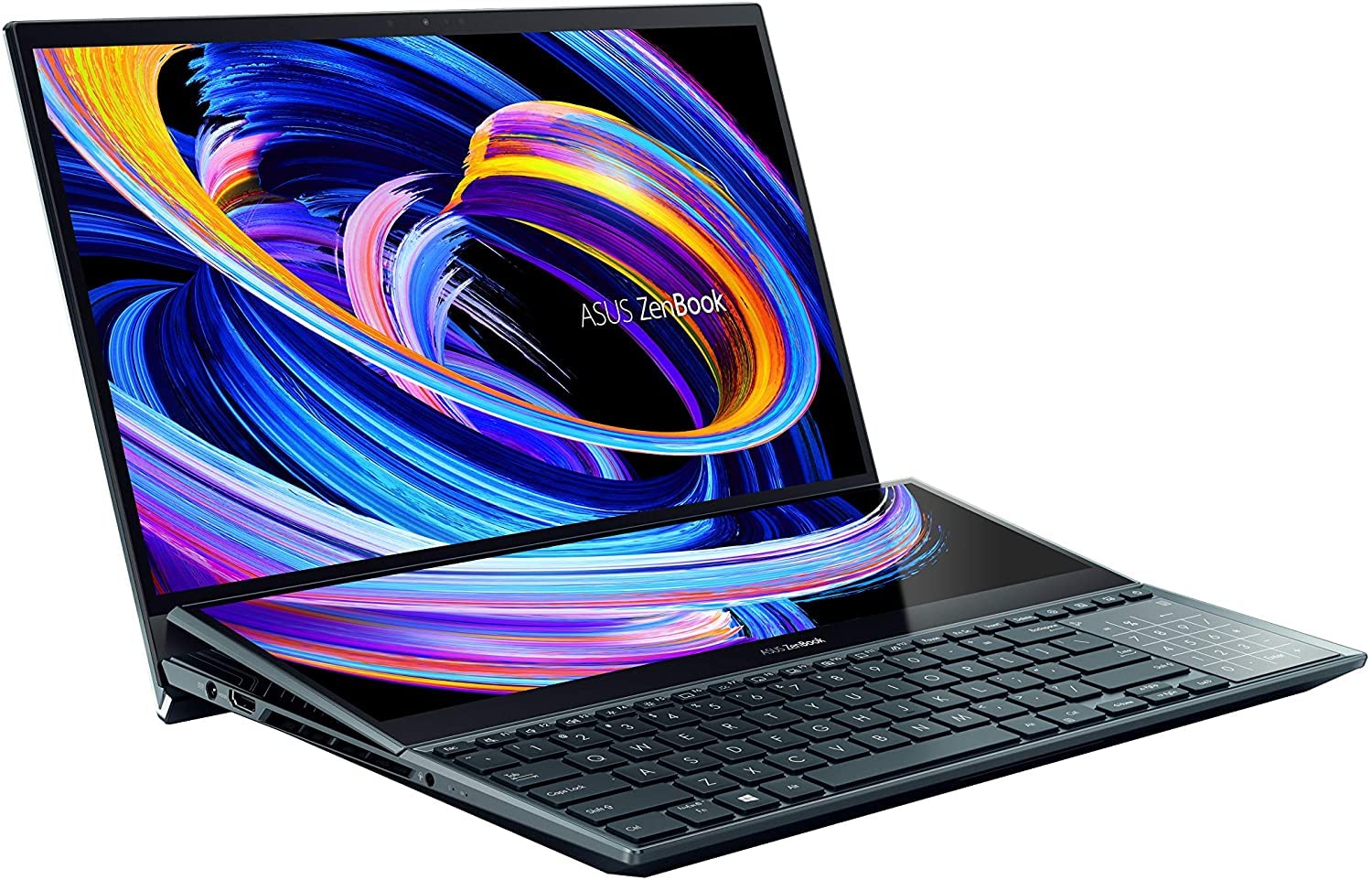 ASUS ZenBook Pro Duo 15 Gaming & Business Laptop (Intel i9-11900H 8-Core, 32GB RAM, 8TB PCIe SSD, RTX 3060, 15.6" 60 Hz Touch 1920x1080, Active Pen, WiFi, Win 11 Pro) with USB-C Dock