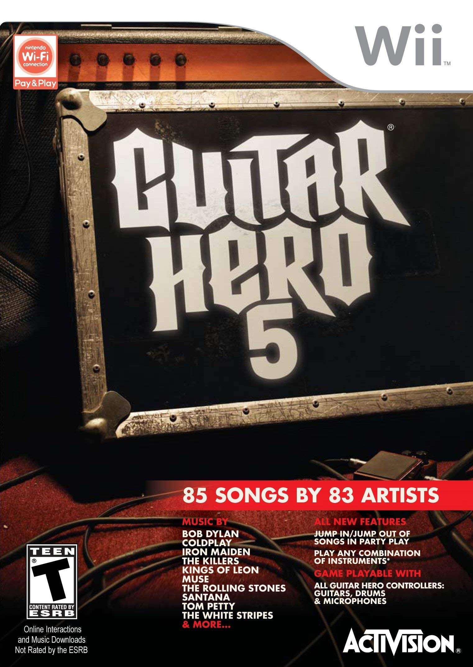 Guitar Hero 5 - Nintendo Wii (Game only) (Renewed)