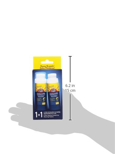Prep Derma Protective Shaving Foam for Men, 2 Count