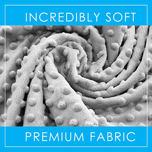 Baby Blankets for Boys & Girls, Soft Minky Blanket 30x40 | 2-Pack of Large Baby Blankets Unisex | for Travel, Nursery, Stroller, Swaddle or Receiving Blankets (Woodland)