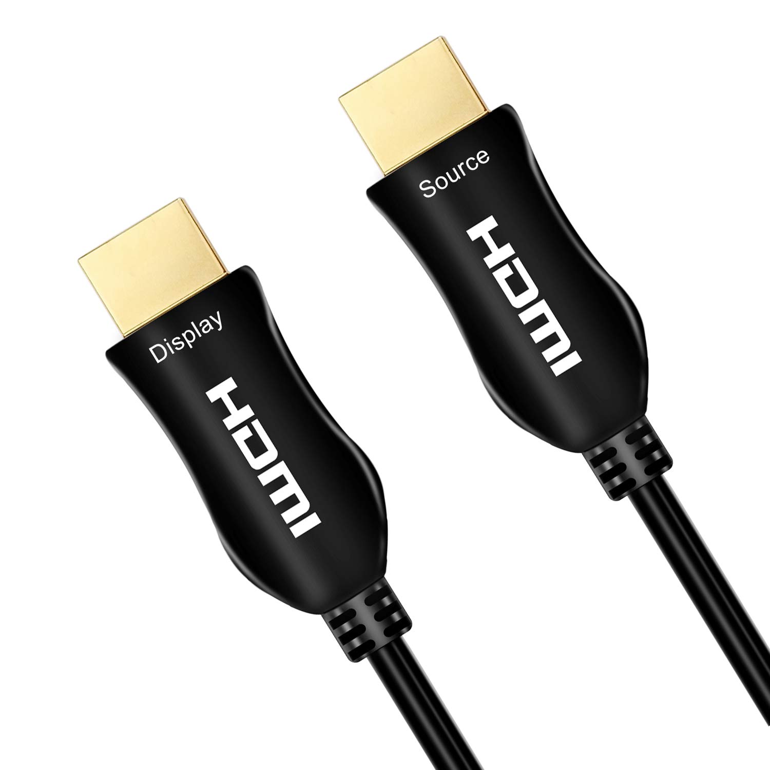 iBirdie 4K Fiber Optic HDMI Cable 200 Feet, 62 Metre, Work on Full 4K 60Hz HDR, HDCP 2.2, 1440p 144Hz, 18Gbps High Speed Ultra HD, Directional Active Cord Compatible for Apple-TV Ps4 Xbox