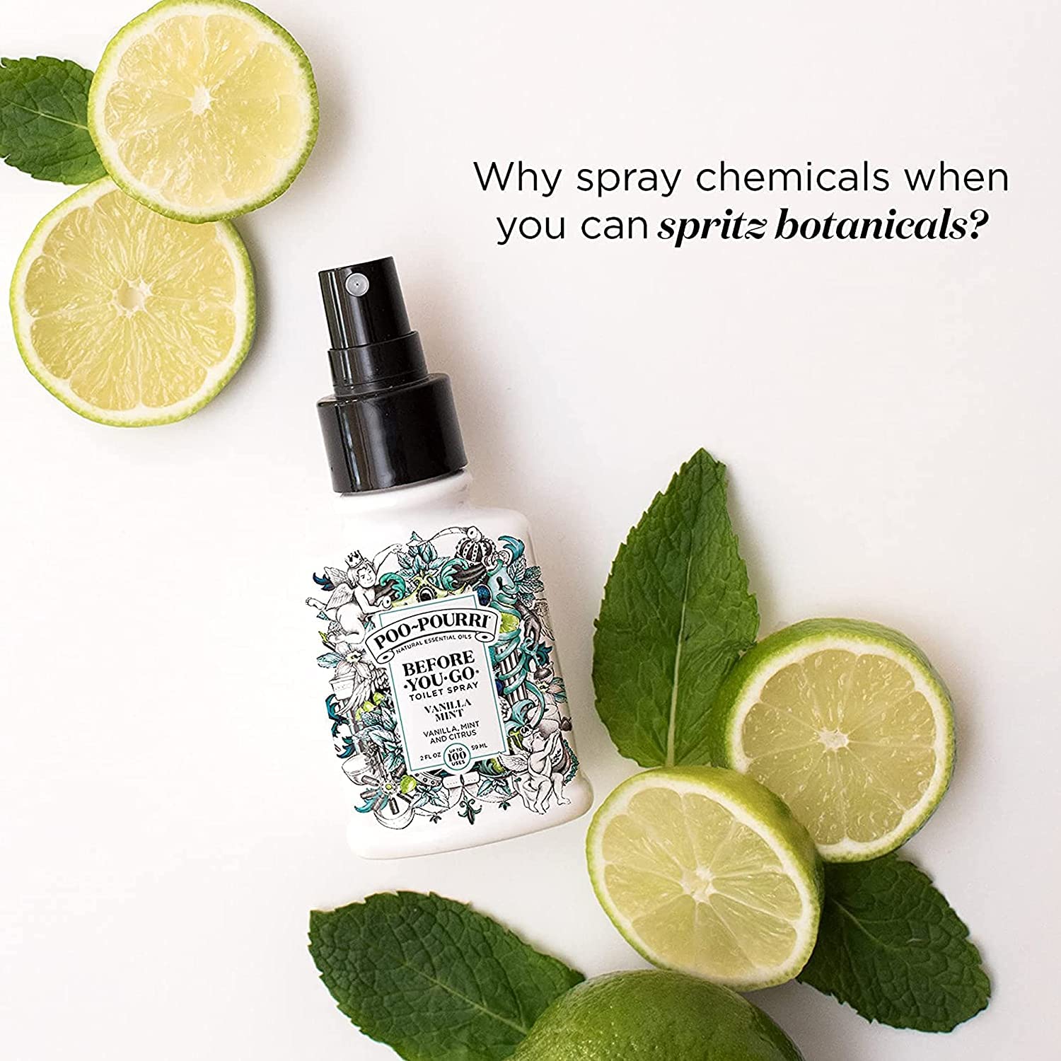 Poo-Pourri Before You Go, Vanilla Mint Scent, 59 ml (Pack of 1)