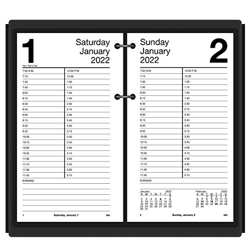 AT-A-GLANCE 2022 Daily Desk Calendar Refill by AT-A-GLANCE, 4-1/2" x 8", Loose-Leaf (E21050)