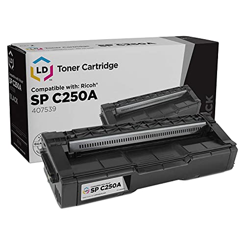 LD Products Compatible Toner Cartridge Replacement for Ricoh SP C250 407539 (Black)