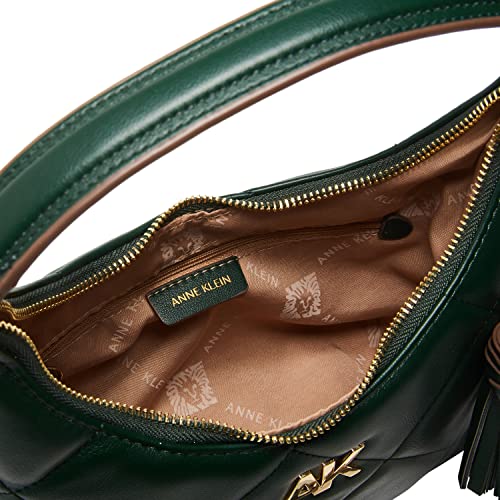 Anne Klein Womens Anne Klein quilted shoulder bag, Evergreen, One Size US