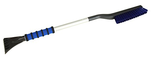 Mallory 989-34 MEGA MAXX 34" Long Reach Snow Brush with Integrated Ice Scraper and Foam Grip (Colors may vary)