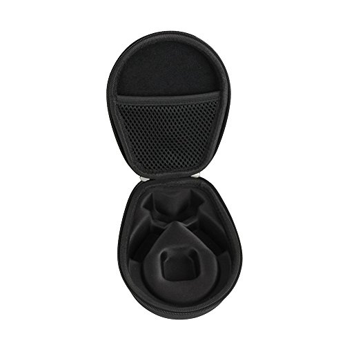 Hermitshell Hard Case for AfterShokz Trekz Air/AfterShokz Aeropex/Titanium Mini/Shokz OpenRun Pro Open Ear Wireless Bone Conduction Headphones AS650 / AS800 (Black) (Only Case)