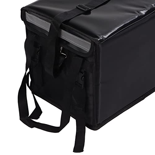 Insulated Food Delivery Bag, Waterproof Multi Layer Refrigerated Bag, Large Capacity Refrigerated Backpack with Hollow Board and Reflective Strip, Used for Camping Refrigerated Fruit and Drinks