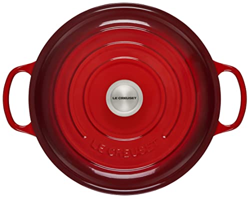 Le Creuset Enameled Cast Iron Signature Braiser, 3.5 qt., Cerise