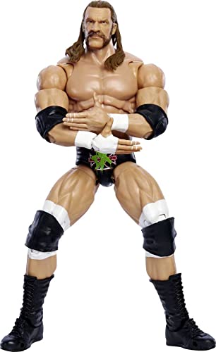 Mattel WWE Triple H Ultimate Edition Fan TakeOver Action Figure with ultimate articulation, life-like detail, and accessories, 6-Inches
