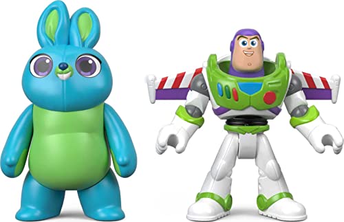 Fisher-Price Imaginext Disney Pixar Toy Story 4 Buzz Lightyear & Bunny Figure 2-Pack