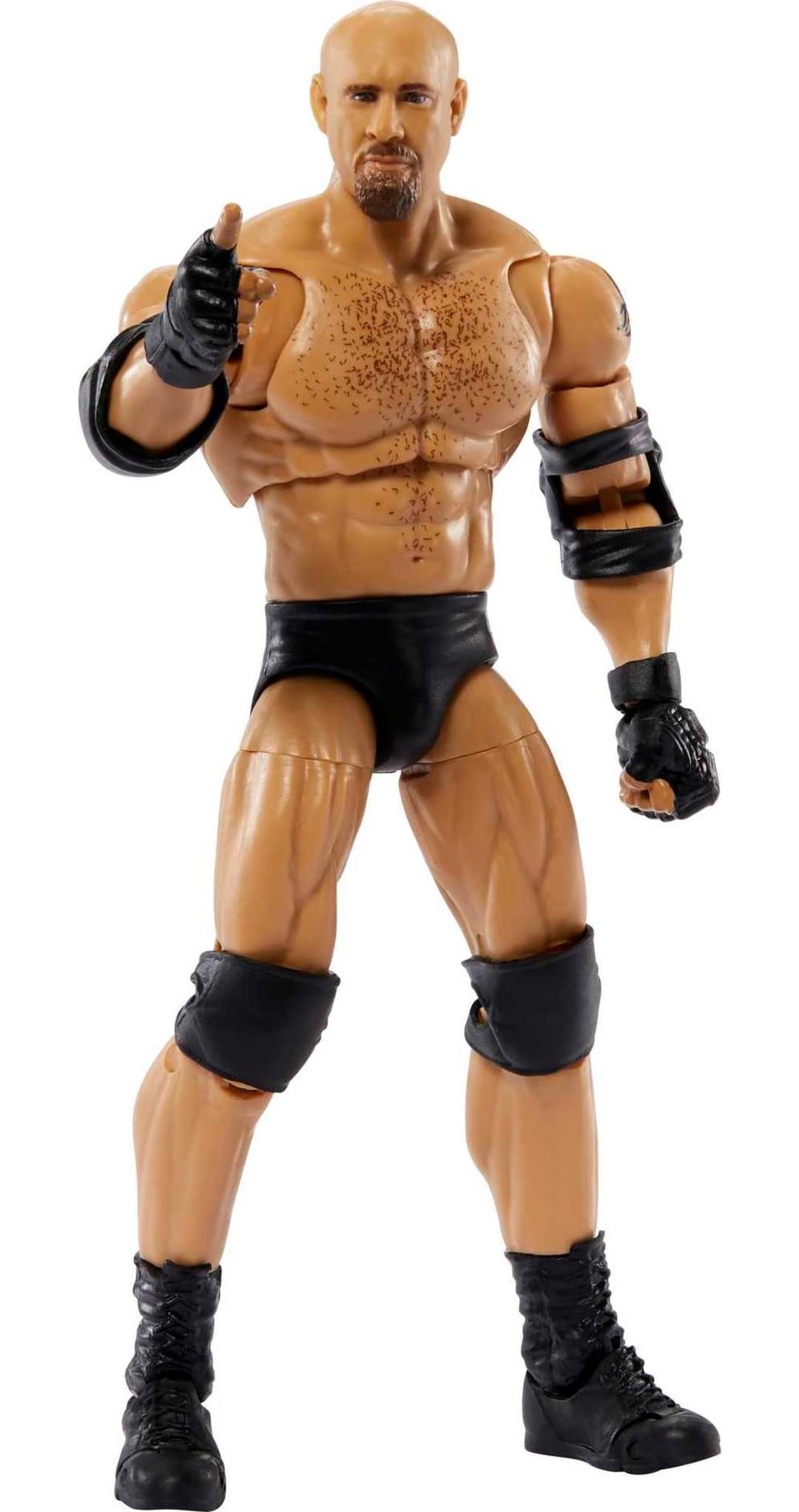 Mattel WWE Ultimate Edition Fan TakeOver Action Figure, Goldberg Collectible Set with Interchangeable Accessories Like Extra Heads & Swappable Hands